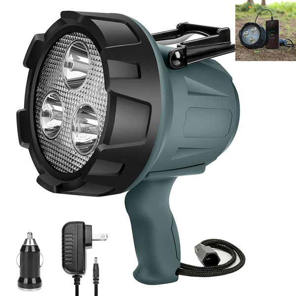Handheld LED Spotlight Flashlights Rechargeable | Hokolite