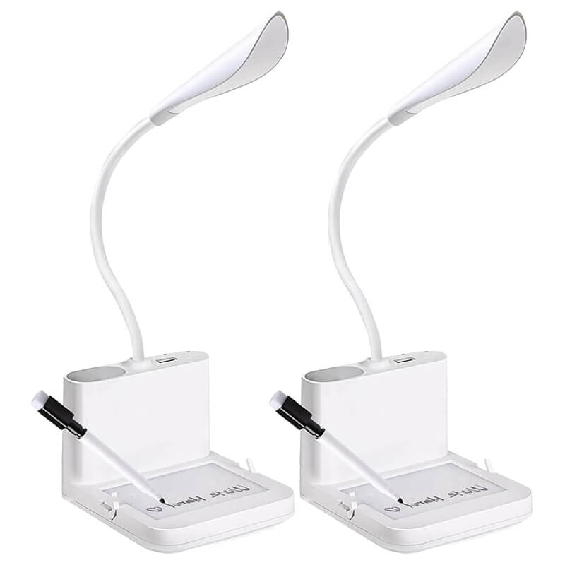 High Brightness LED 360° Flexible Gooseneck Rechargeable Desk Lamp ...