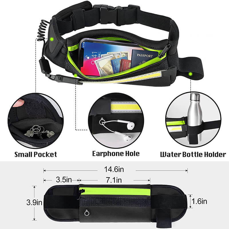 Rechargeable Running Light Belt For Jogging - Hokolite